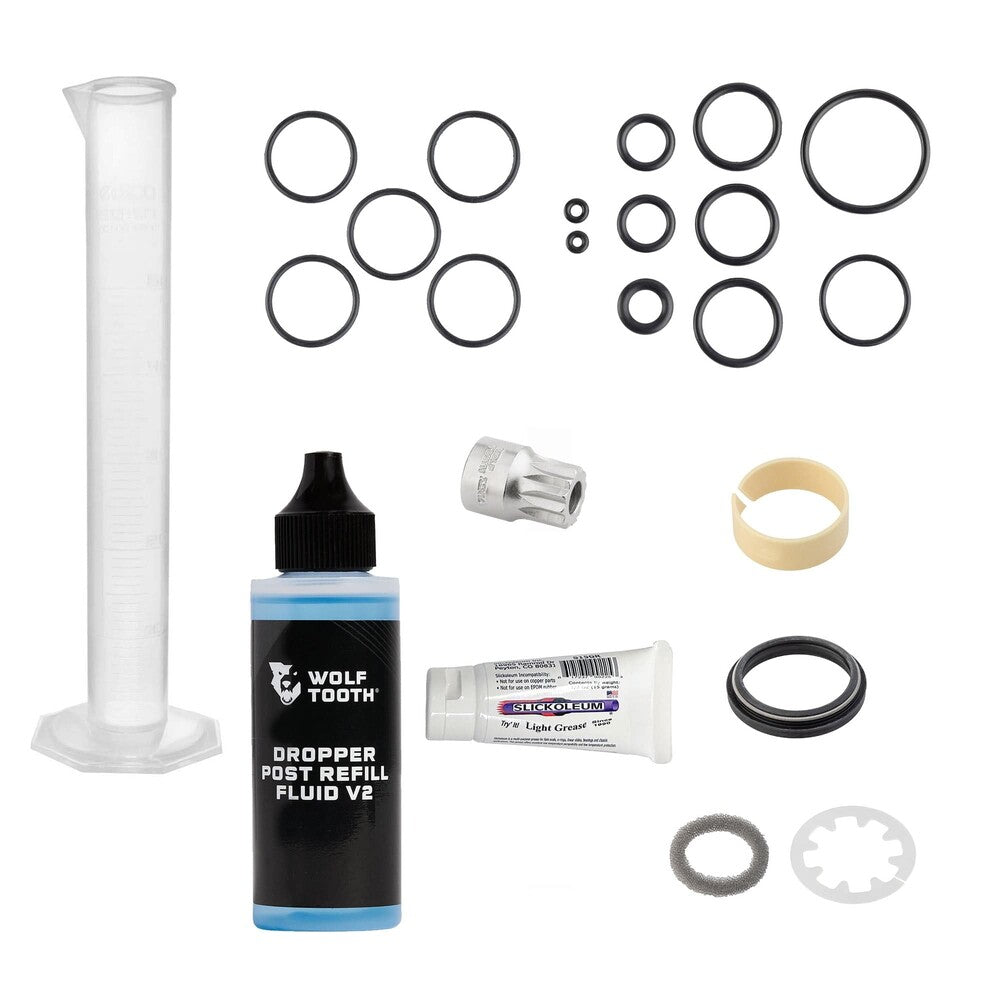 Resolve Dropper Post Full Service Kit – Essential Cycles